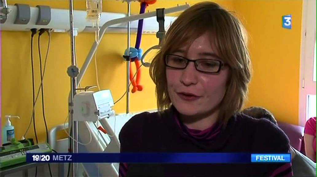 Reportage FR3 Christian Voltz Sophie Gerl avec les enfants du CHR-Metz ...