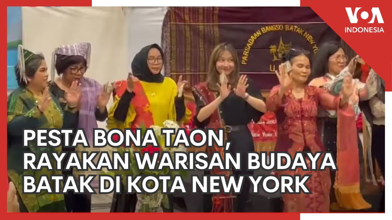 Pesta Bona Taon, Rayakan Warisan Budaya Batak di Kota New York - YouTube