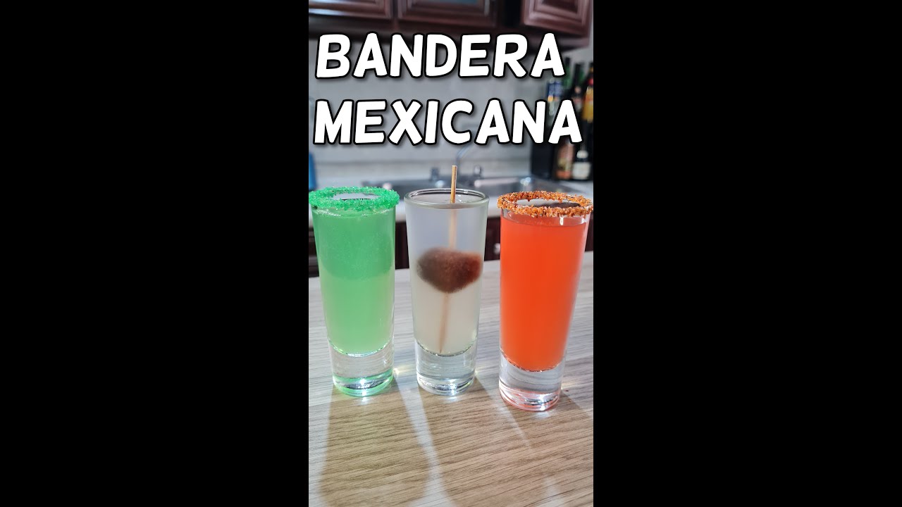 BANDERA MEXICANA SHOTS - 🟩⬜🟥 Receta de Shots - Especial Fiestas Patrias ...