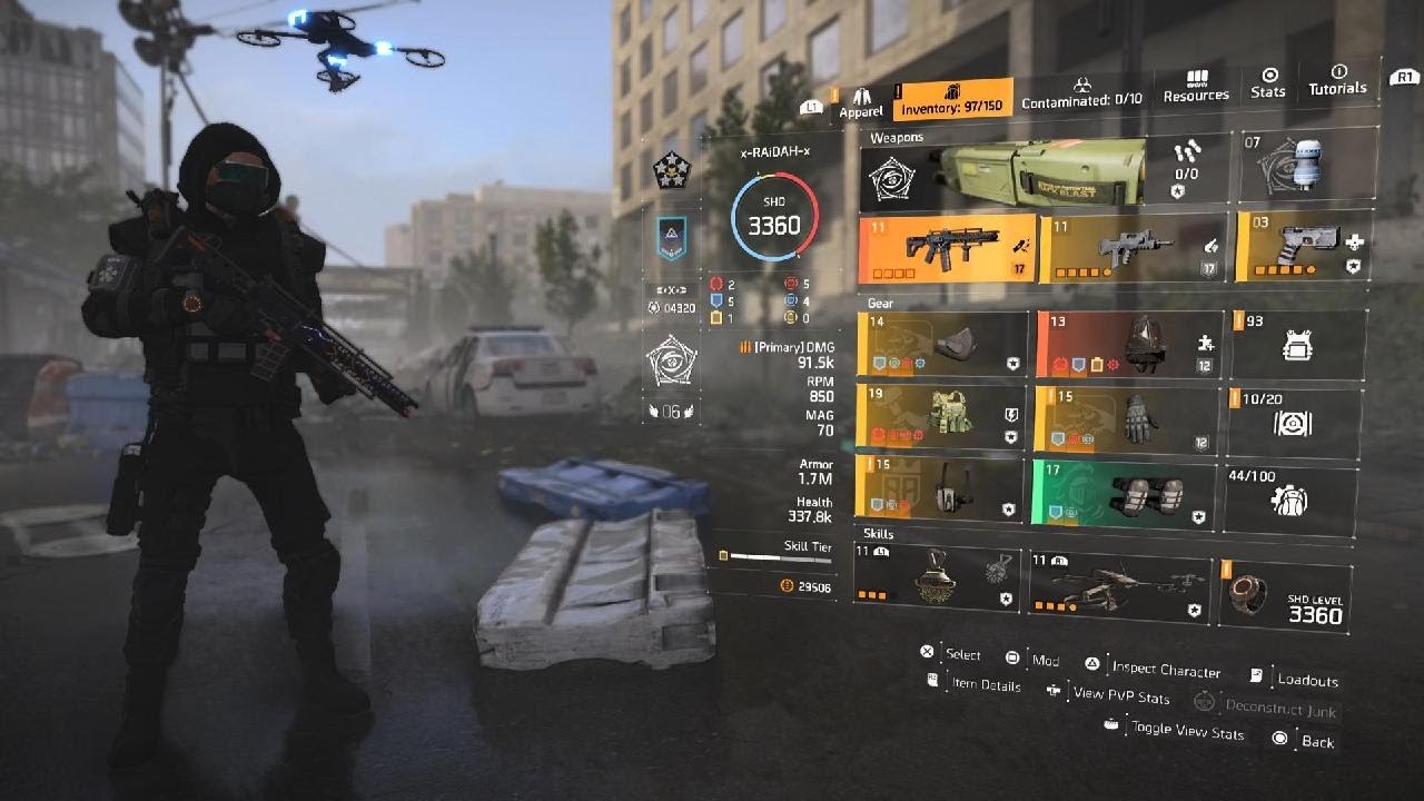 Division 2 | 100%Pulse Resistance 100%HazPro Build | PvE/Dz - YouTube