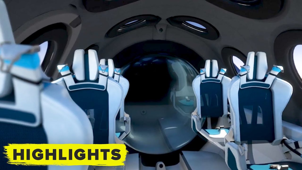 Virgin Galactic Interior Spaceship Cabin! (FULL REVEAL) - YouTube