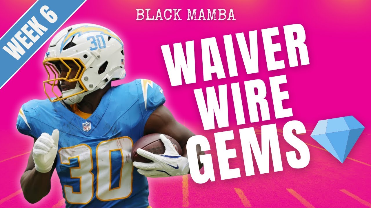Fantasy Football Waiver Wire Week 7 Picks — Mamba Back in the Winner’s ...
