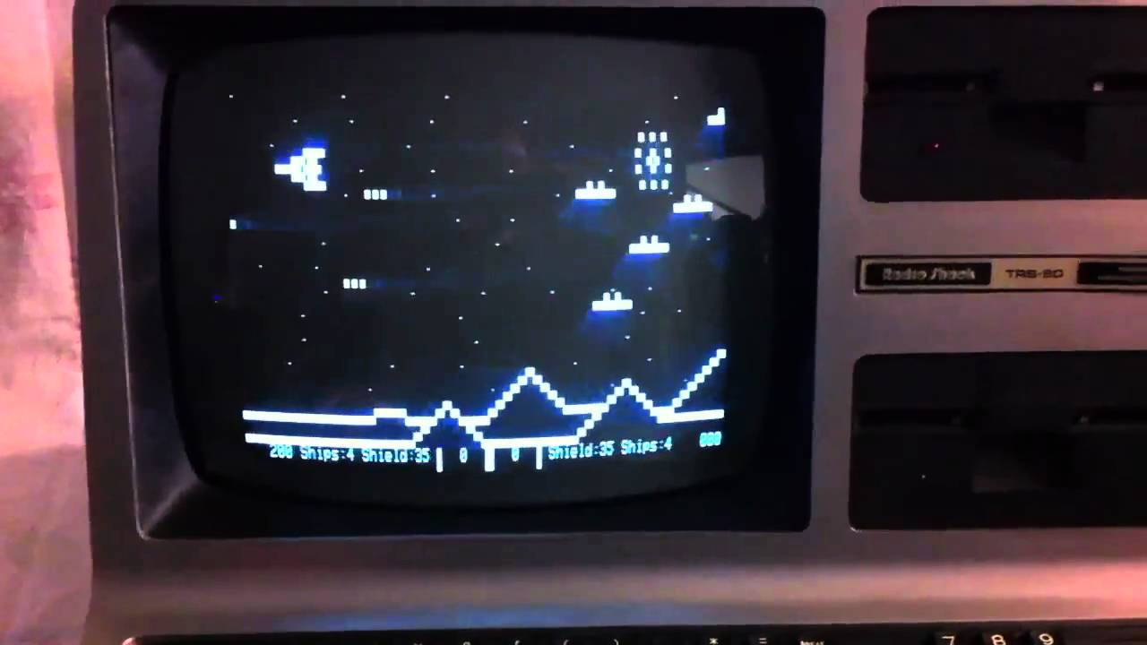 TRS80 Model III - Game Demo - YouTube