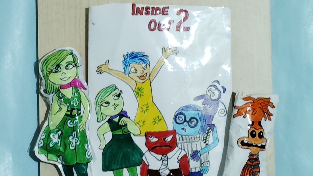 How to make Inside out 2 Blind bags | ASMR | Paper Diy - YouTube