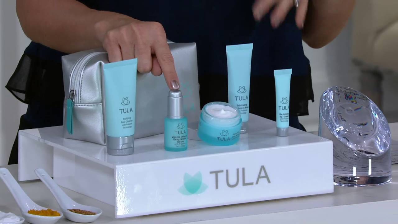 TULA Probiotic Skincare 5-Piece Starter Kit with Travel Bag on QVC ...