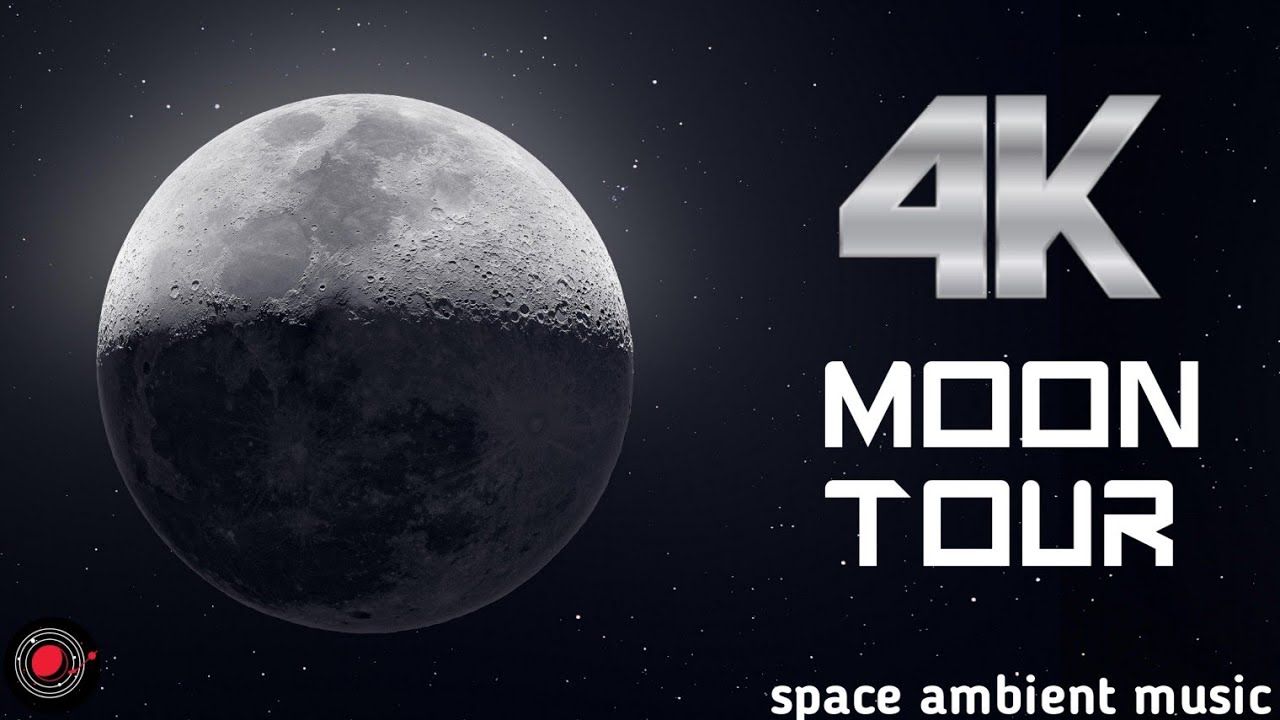 SPACE AMBIENT MUSIC with 4K Moon tour | SPACE AMBIENT MUSIC | EXPLORING ...