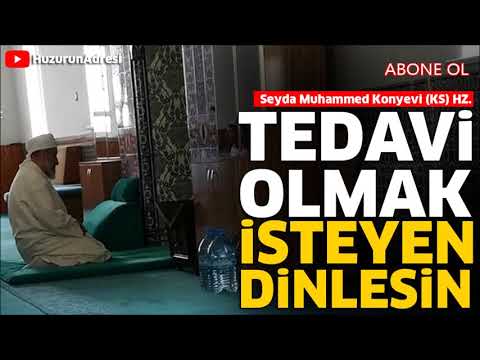 #Seyda Muhammed Konyevi (KS) HZ. Vird çekemeyen, Gece namazı kılamayan, Gaflette olanlar!