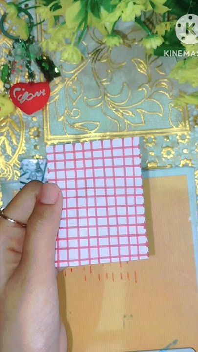 Diy pattern paper |How to make pattern paper for journal|#journal #shorts - YouTube