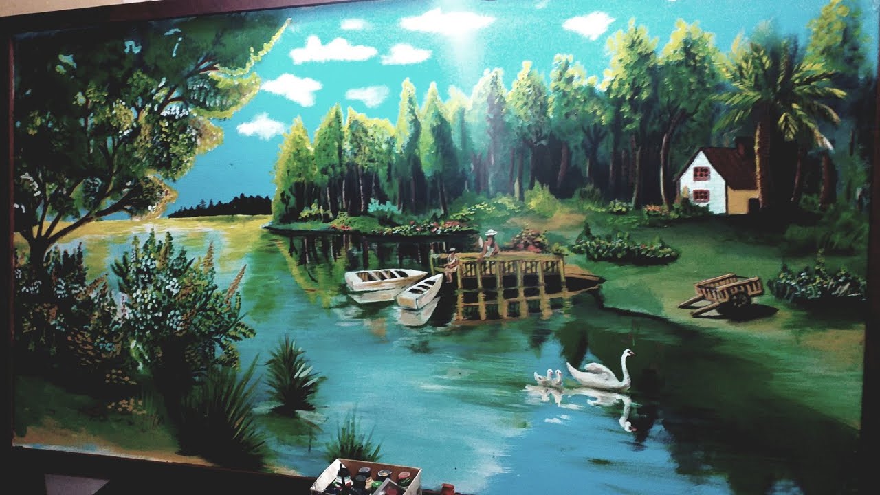 Draw a silent nature.Нарисуй безмолвную природу.رسم طبيعة صامتة. - YouTube