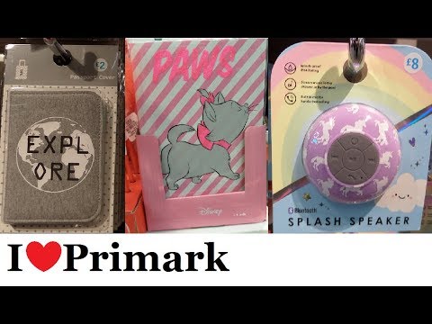 Primark Stationery & Travel Accessories | May 2018 | I Primark - YouTube