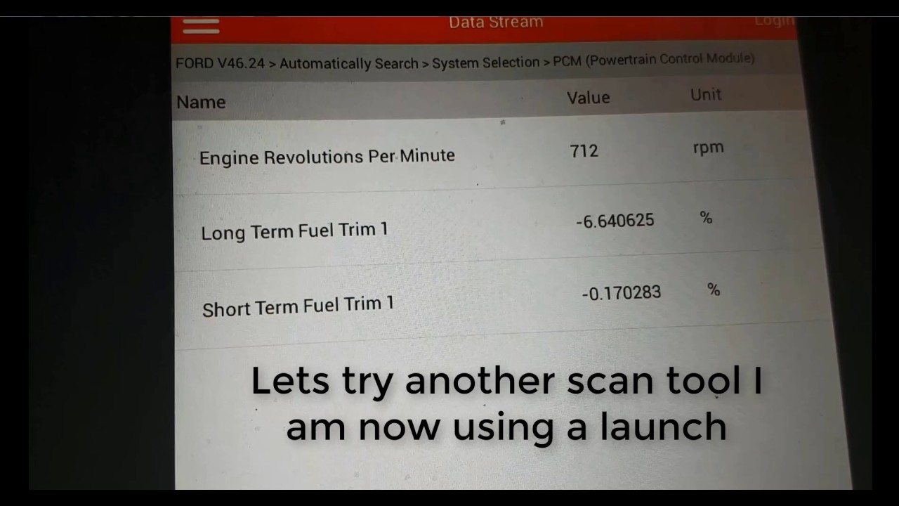 Scan tool fuel trim variation - YouTube