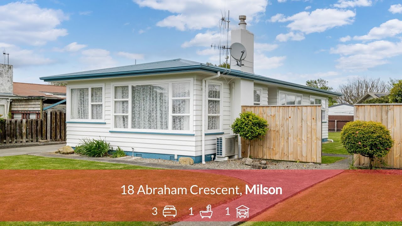 18 Abraham Crescent, Milson, Palmerston North, Manawatu - YouTube