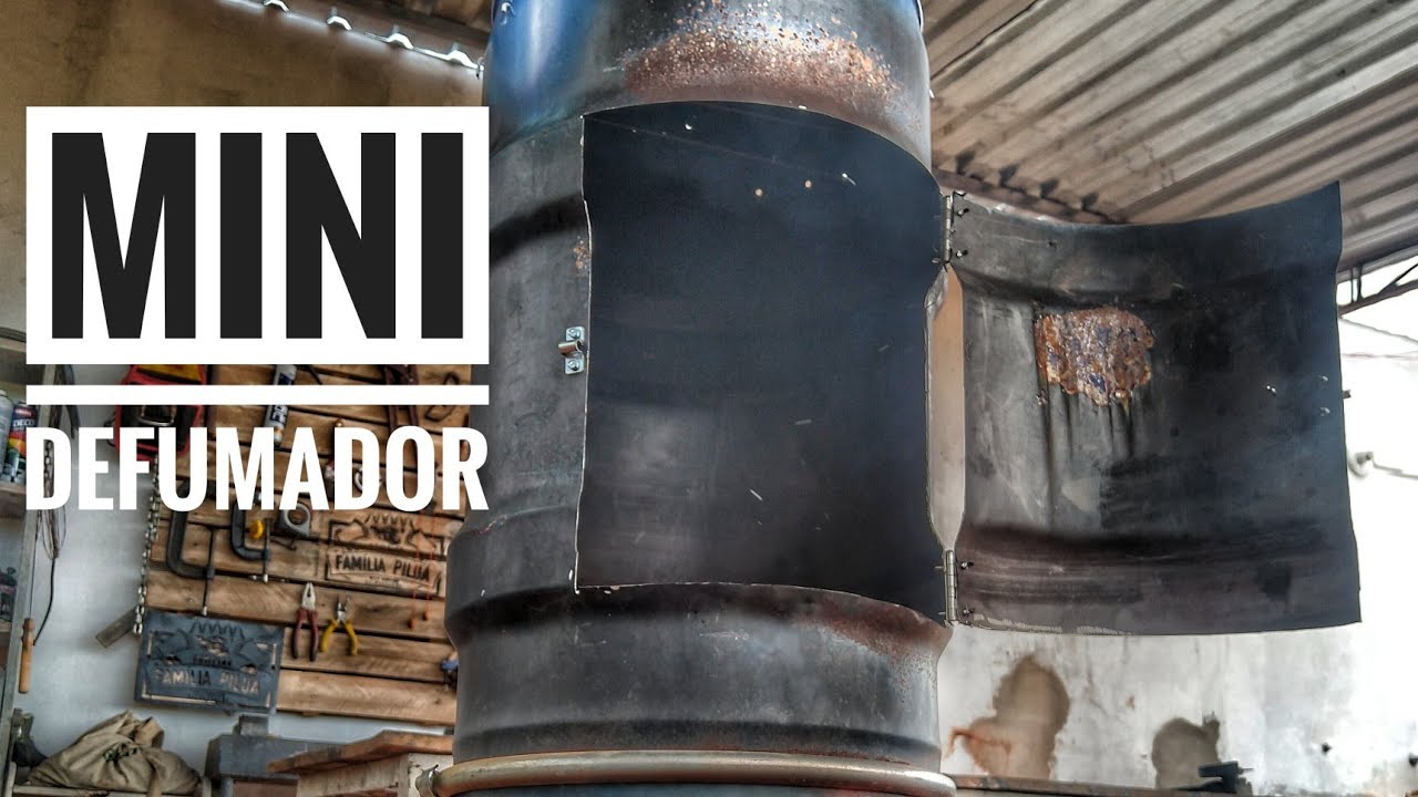 COMO construir MINI DEFUMADOR caseiro DESMONTAVEL - YouTube