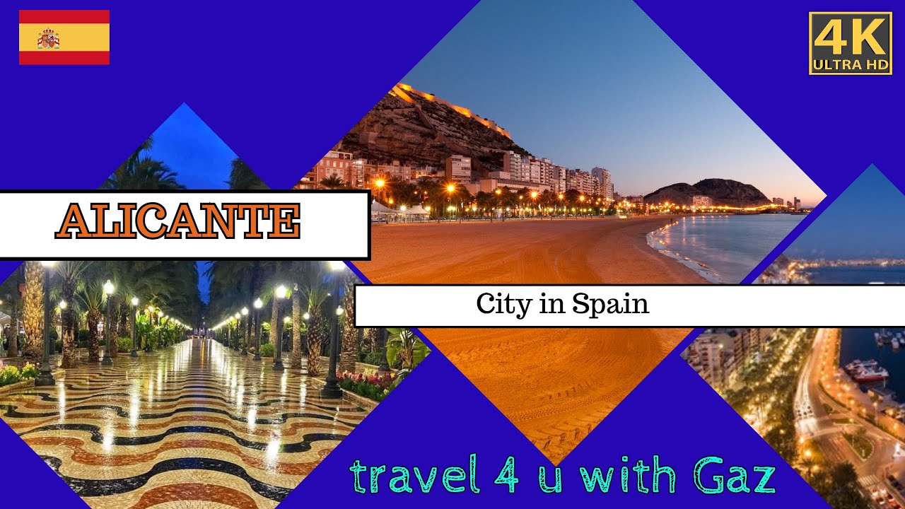 Alicante City in Spain walking through seaside - YouTube