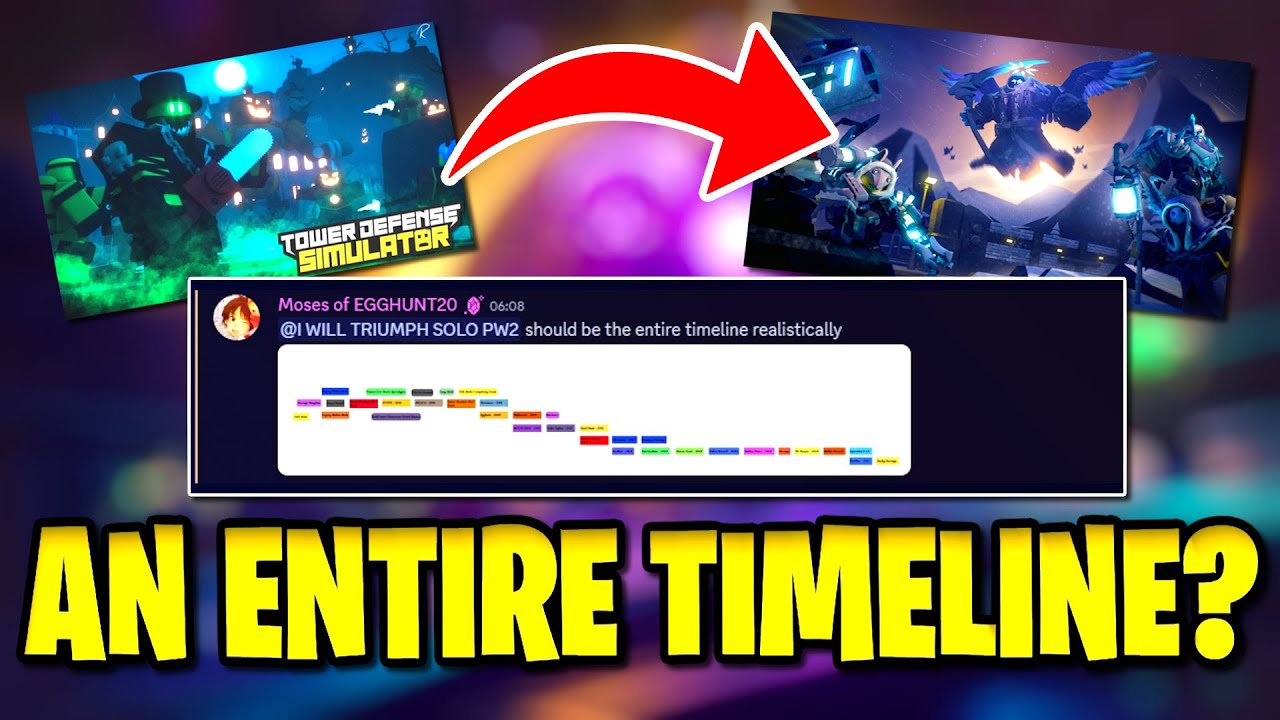 SOMEONE MADE AN ENTIRE TDS TIMELINE? [Tower Defense Simulator] - YouTube