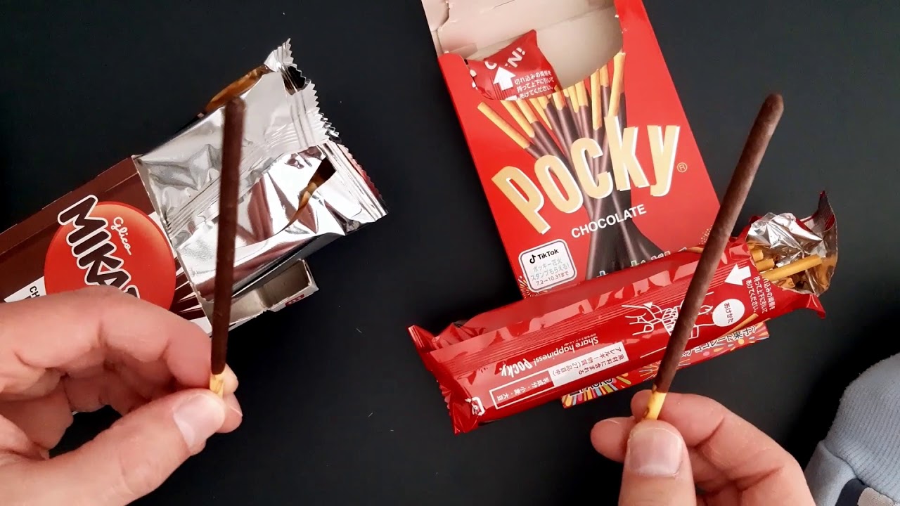 PockyとMikadoのアンボックシング - YouTube