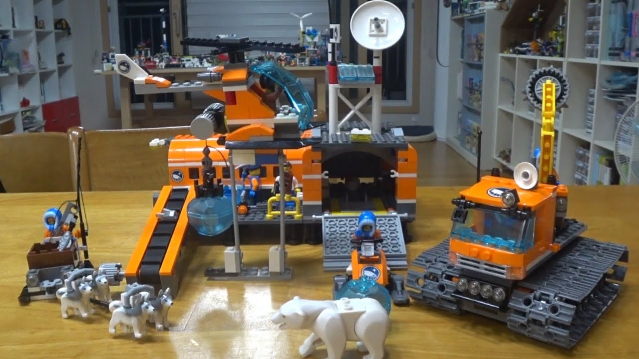 레고 시티 60036 북극 베이스 캠프 - YouTube