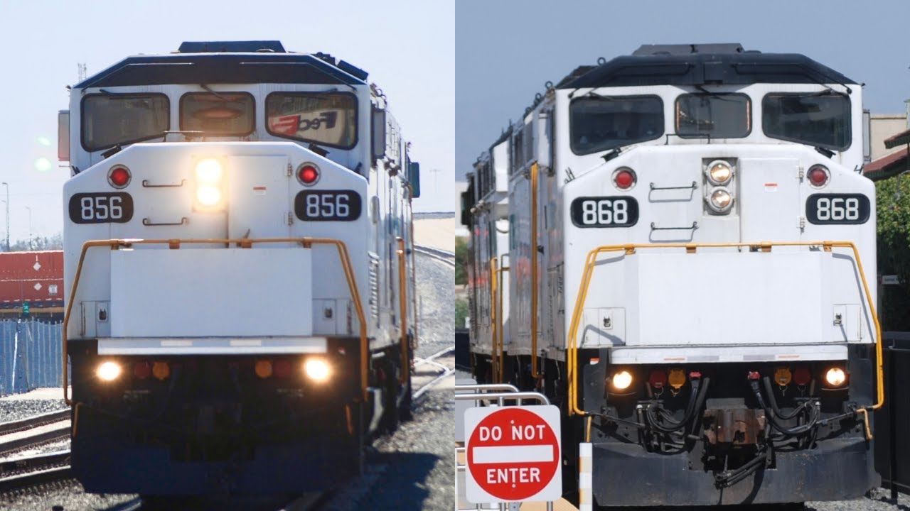 Metrolink F59PH Locomotives In 2022! SCAX 856 and SCAX 868 at San ...