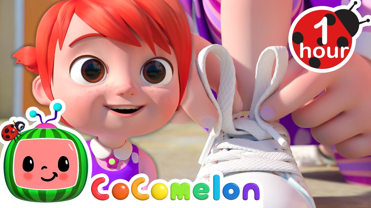 YoYo Learns to Tie Her Shoes! | CoComelon | Nursery Rhymes & Kids Songs ...