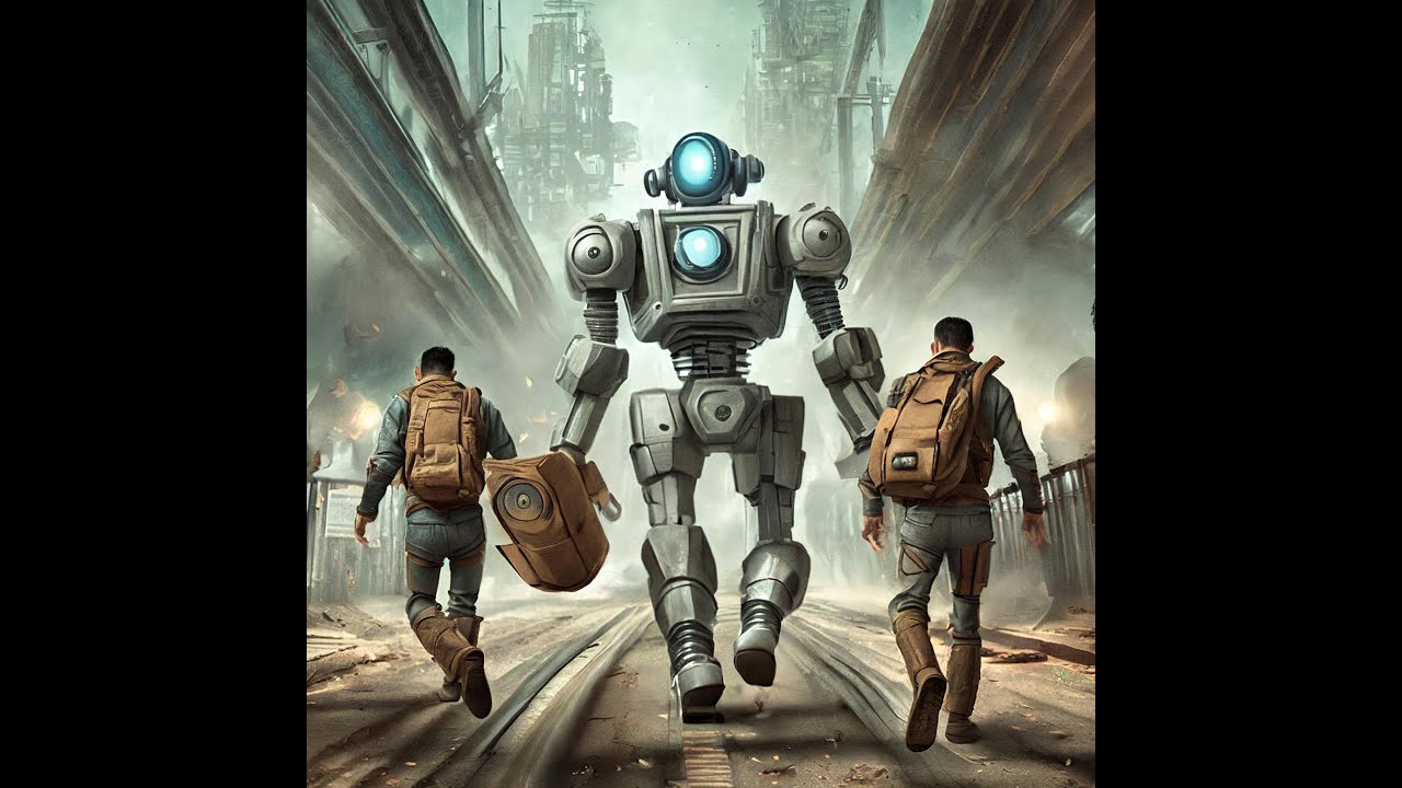 Stop that robot! stomping old skool house music - YouTube