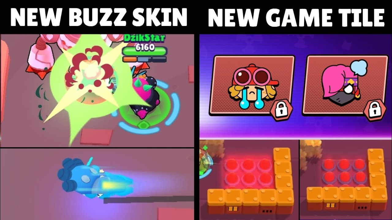 New Mecha Buzz Skin,New Game Tiles,Free Pins and more|Brawl News - YouTube
