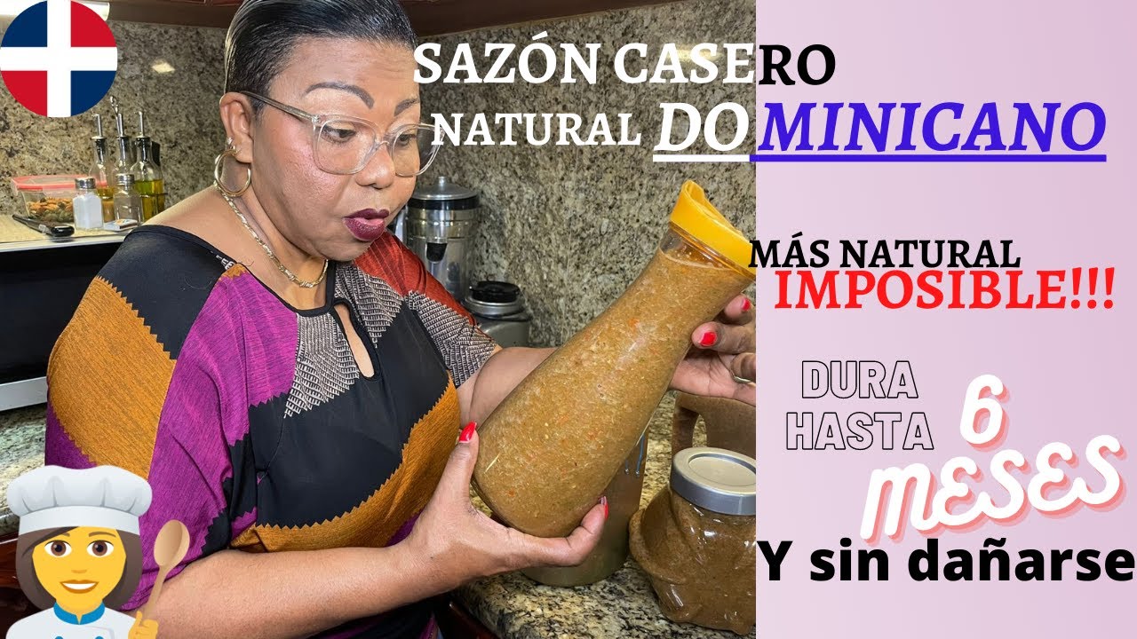 🔴SAZÓN CASERO natural DOMINICANO para CARNES, LOCRIOS Y TODO. SALUDABLE ...