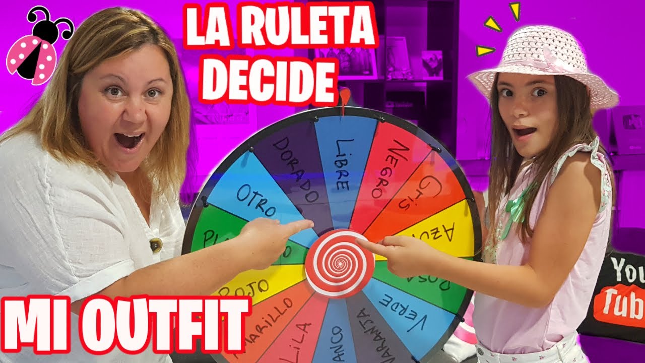 LA RULETA DECIDE MI OUTFIT de VERANO!! 👗 POR COLORES!! - YouTube