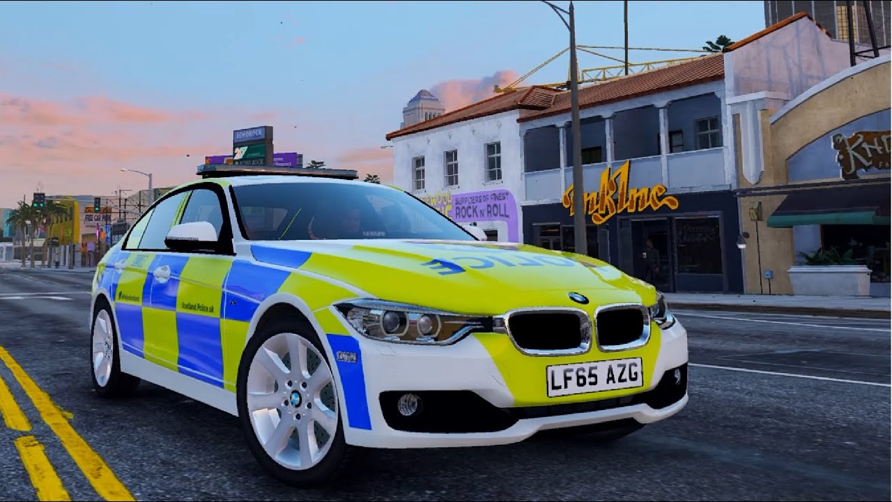 2014 Police Scotland BMW 330D Saloon - GTA MOD _REVIEW - YouTube