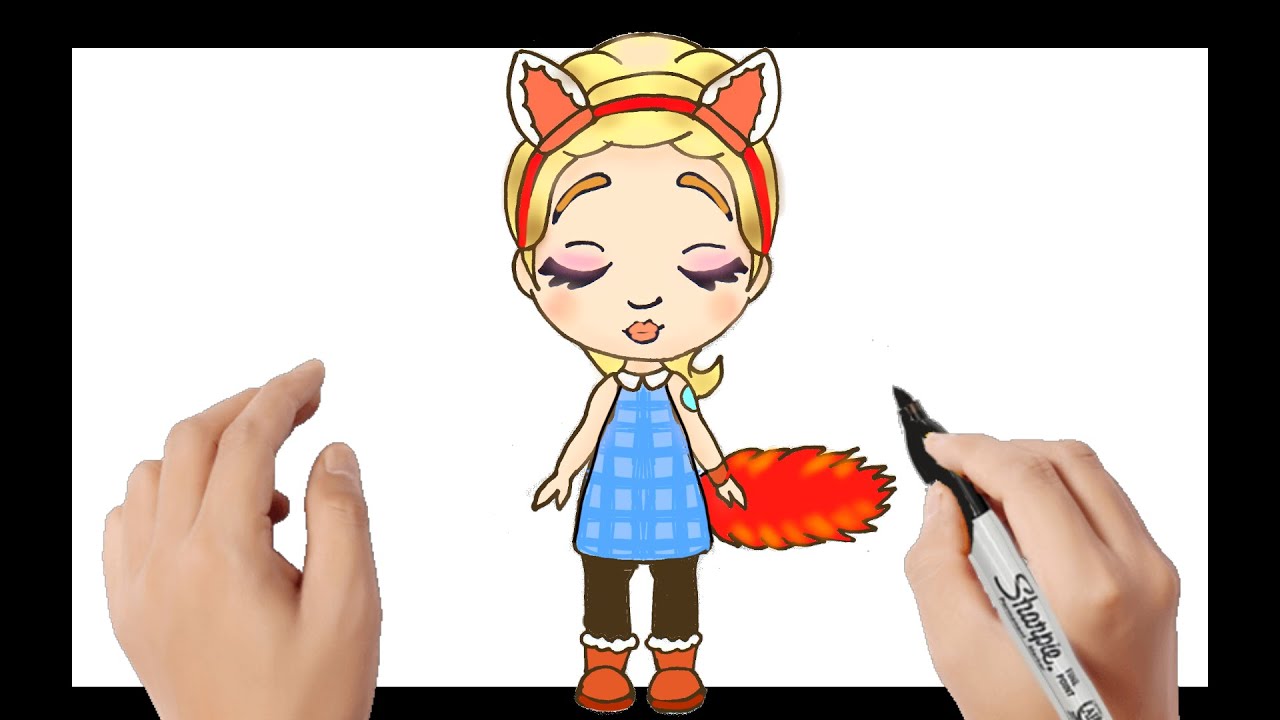 How To Draw Stacy Turning Red easy step by step - YouTube