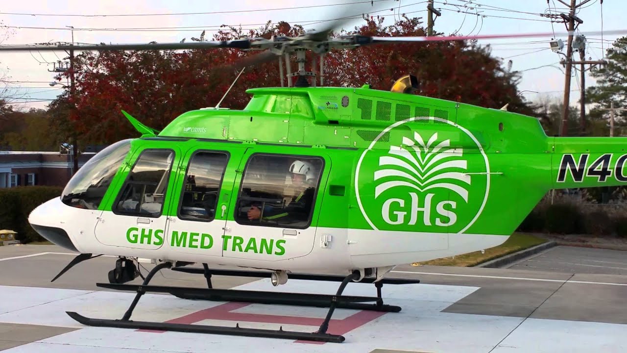 GHS medtrans helicopter - YouTube