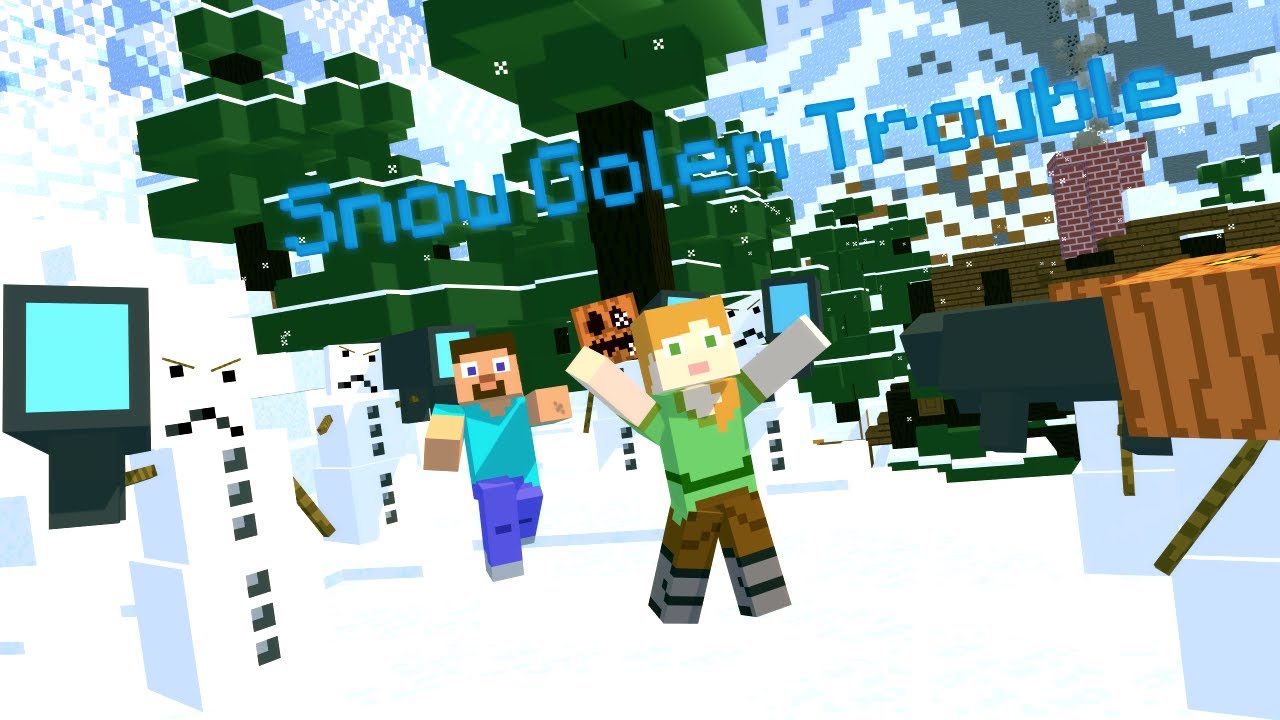 Snow Golem Trouble - Winter Collab - YouTube