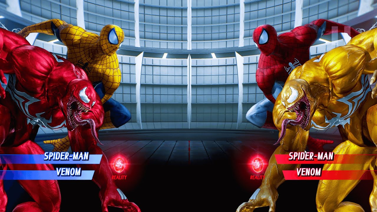 Yellow Spider-Man & Red Venom vs Red Spider-Man & Yellow Venom (Hardest ...