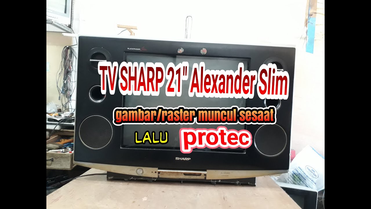 TV SHARP ALEXANDER Slim protec - YouTube