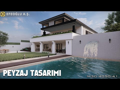 EĞİMLİ (VİLLA) EV BAHÇE TASARIMI NASIL YAPILIR ? PEYZAJ MİMARI NELER ÖNERDİ ?