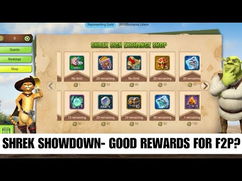 Lords mobile x Shrek Collab || Shrek Showdown - exchange Shop with good ...