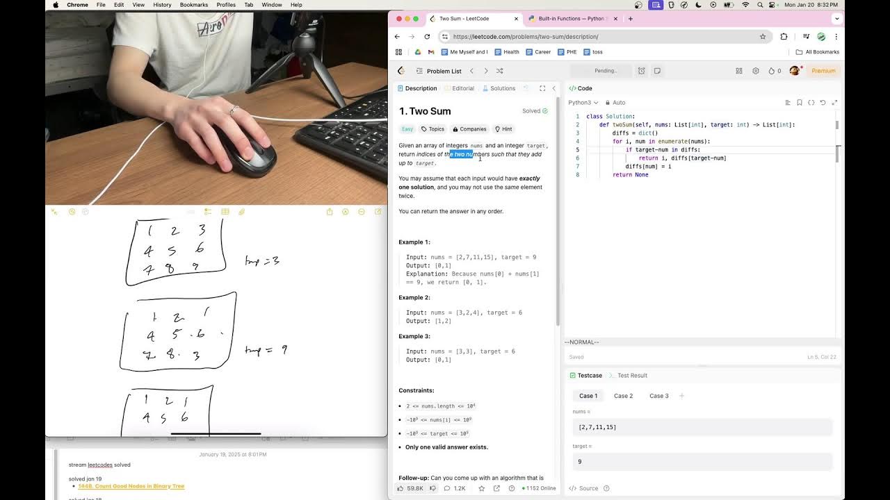 leetcode + chill, come say hi! :) - YouTube