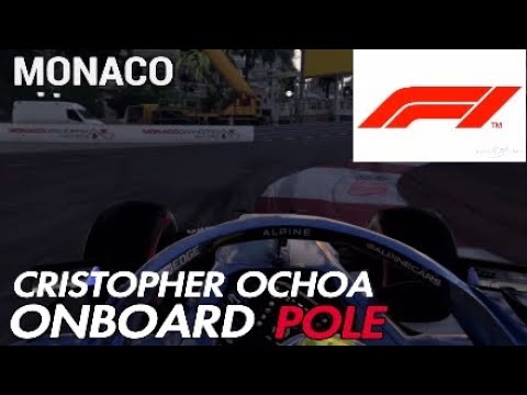 Cristopher Ochoa's Pole Lap | 2021 Monaco Grand Prix - Game - YouTube