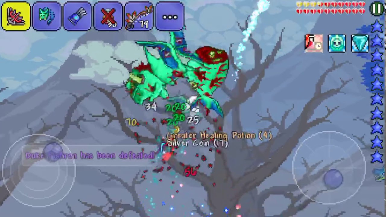 Duke fishron trophy terraria - YouTube