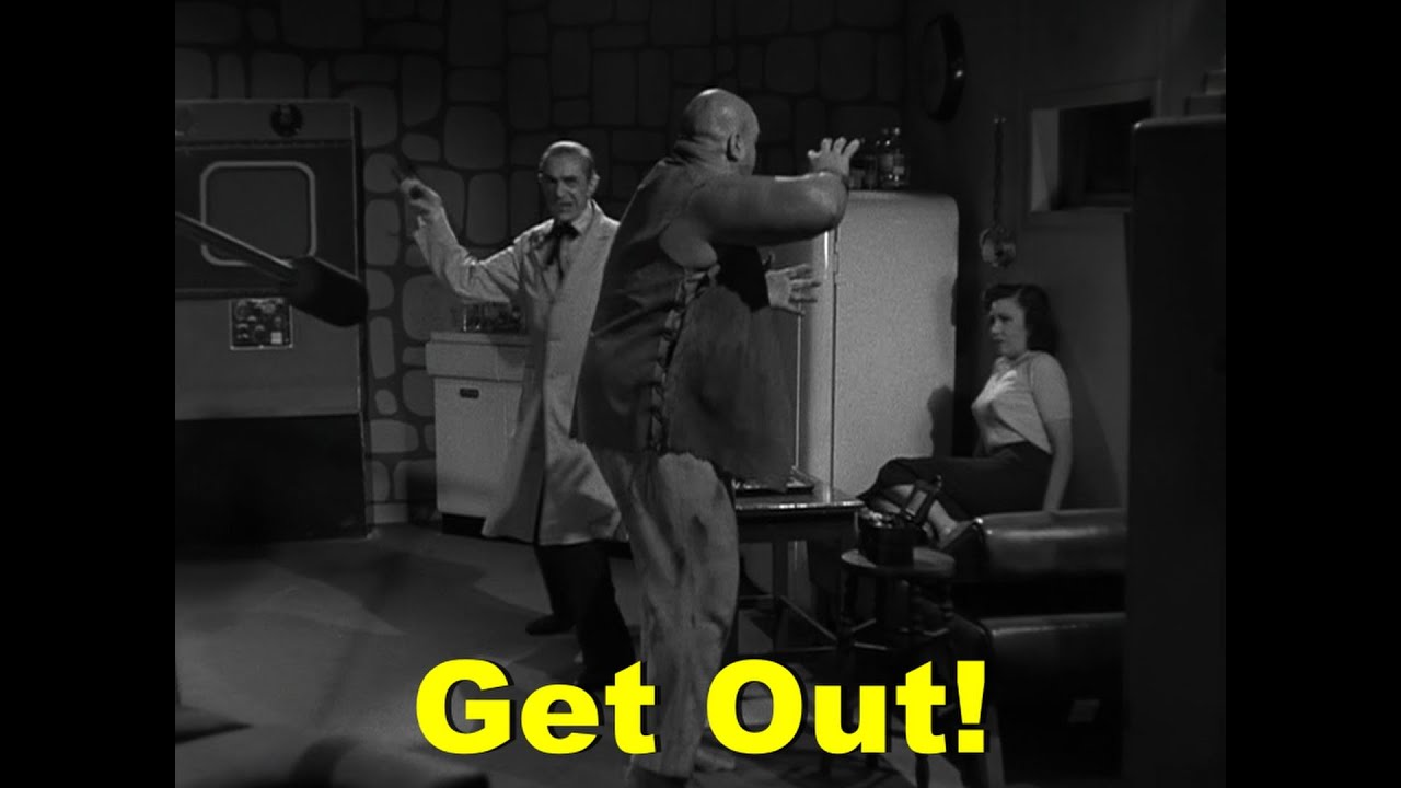"GET OUT!" (Bride Of The Monster - 1955) - Creature Clips - YouTube