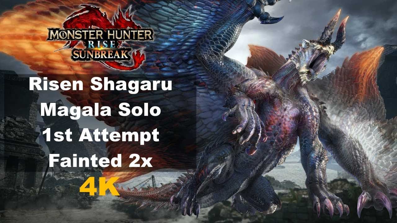 MHR Sunbreak Risen Shagaru Magala Solo (First Attempt) - YouTube