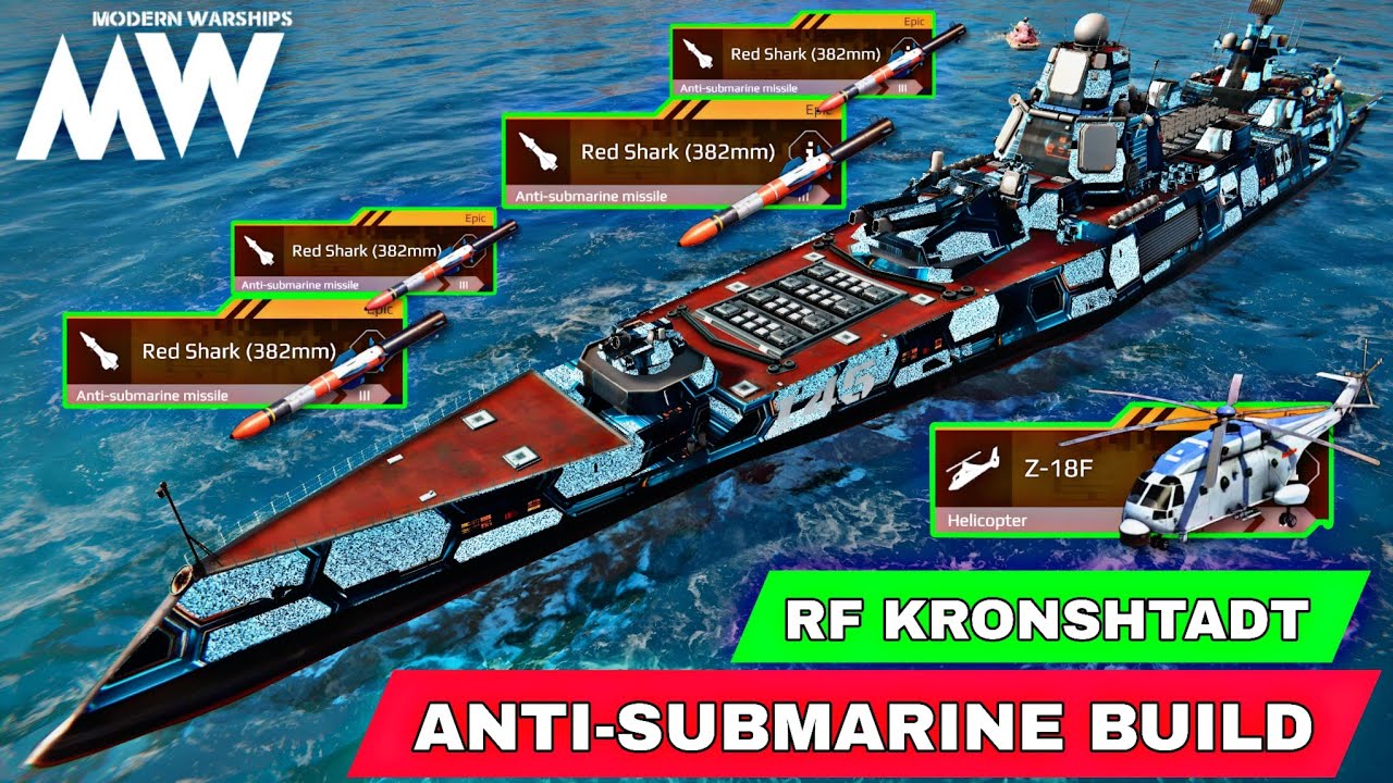 RF Kronshtadt Anti-submarine build🔥- Nightmare for submarine - Modern ...