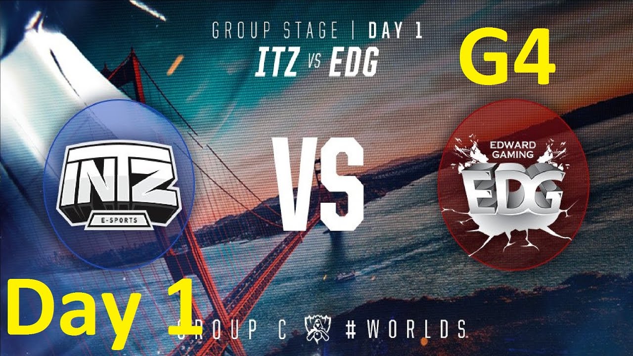 ITZ vs EDG Game 1 Highlights - 2016 Worlds Group Stage - Day 1 - YouTube