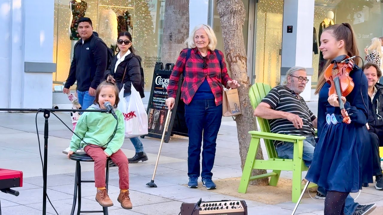 3-year-old SINGER steals the show | Moon River - Karolina Protsenko ...