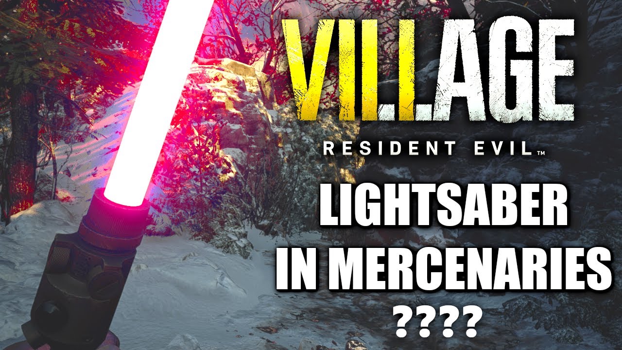 How To Get Lightsaber in Resident Evil Village Mercenaries (Knife Only ...