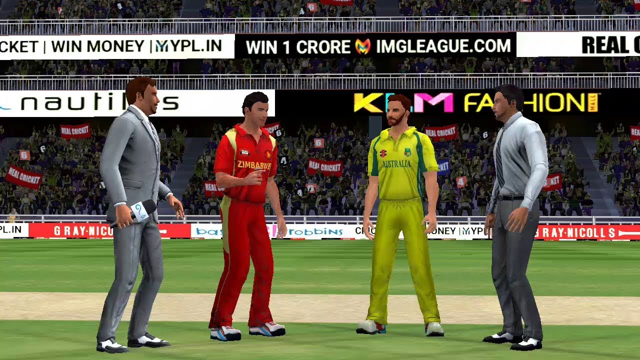3rd July Australia vs Zimbabwe T20 Tri-Series Real Cricket 18 Gameplay ...