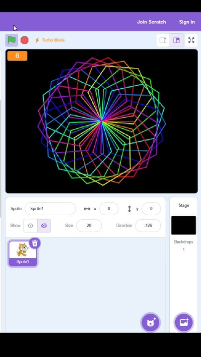 Coding multiple patterns art in Scratch #shorts วาดรูปศิลปะด้วยการเขียน ...