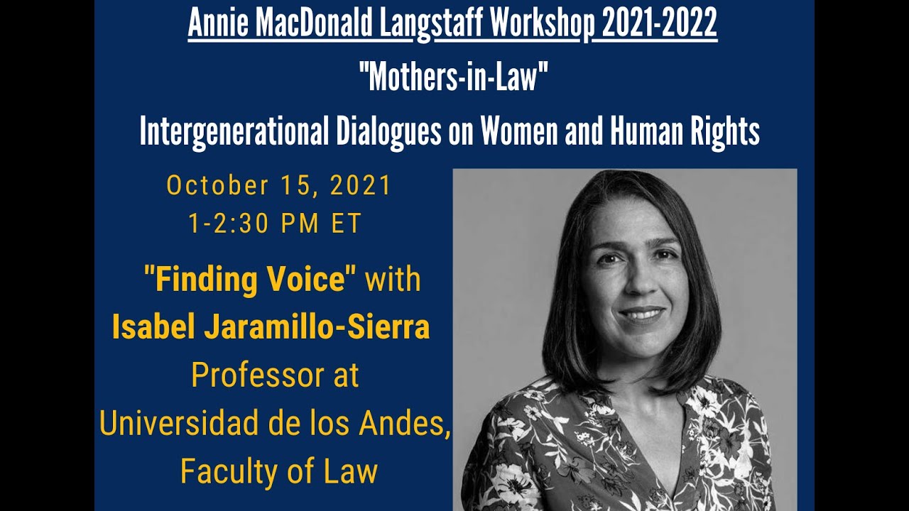 Annie MacDonald Langstaff Series with Isabel Jaramillo-Sierra - YouTube