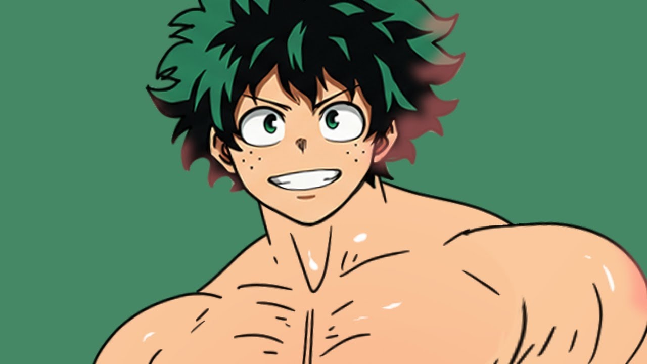 Midoriya Deku Muscle Growth Animation - YouTube