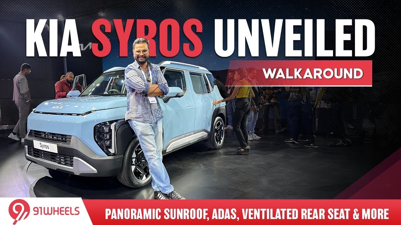 2025 KIA Syros SUV Unveiled || Detailed Walkaround || Panoramic Roof ...