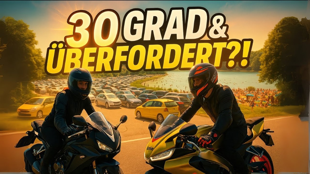 Wir fahren zum See… Bei 30 Grad… Es ist ihre zweite Fahrt…🫠 - YouTube